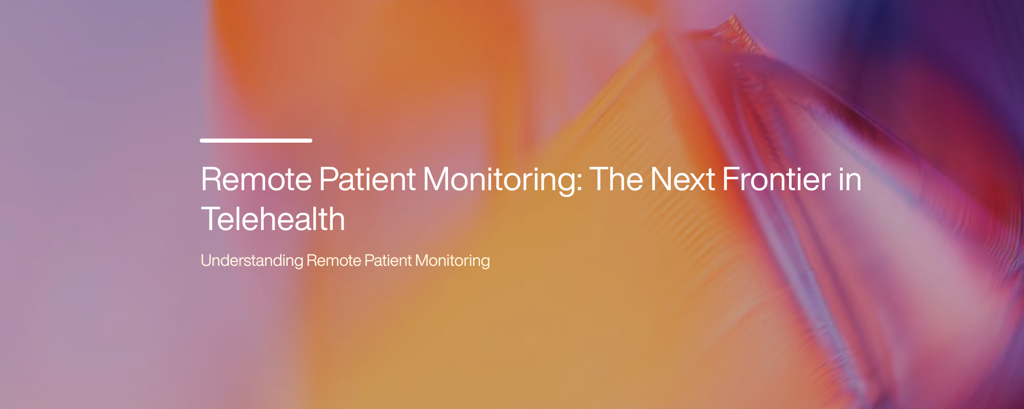 Remote Patient Monitoring: The Next Frontier in Telehealth