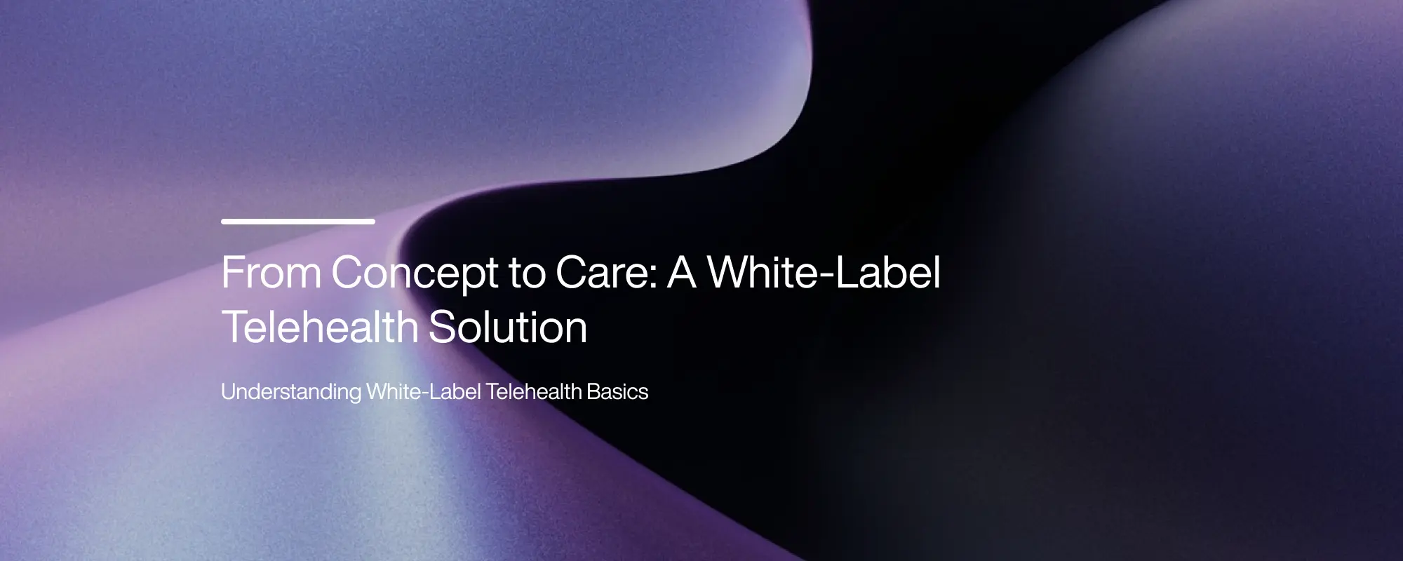 From Concept to Care: A White-Label Telehealth Solution